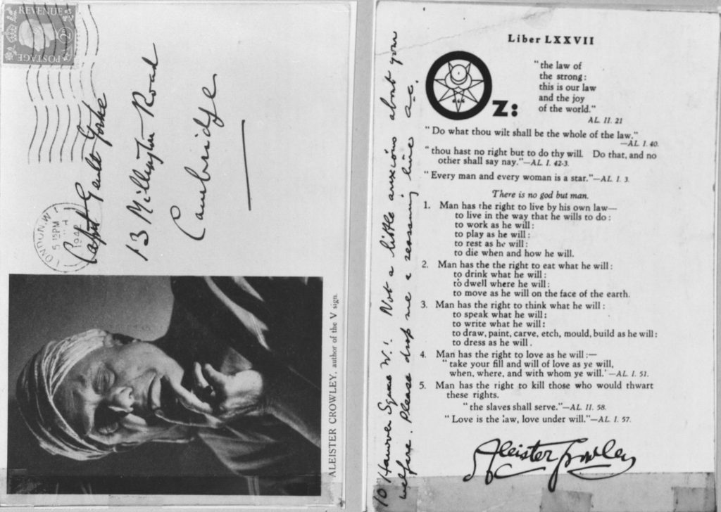 Liber Oz Postcards – One Truth and One Spirit